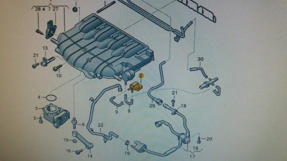 06H906283B Преобразователь давления VAG | Запчасти на DRIVE2