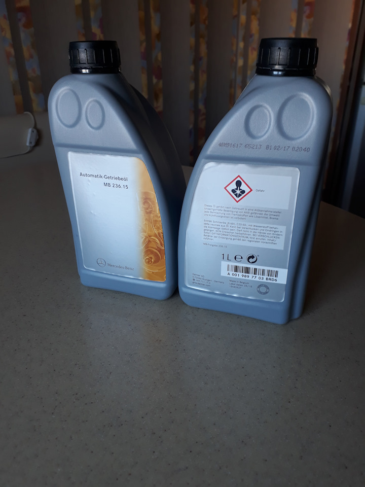 A0019897703 Масло ATF134FE, 1литр, MB236.15, Mercedes | Запчасти на DRIVE2