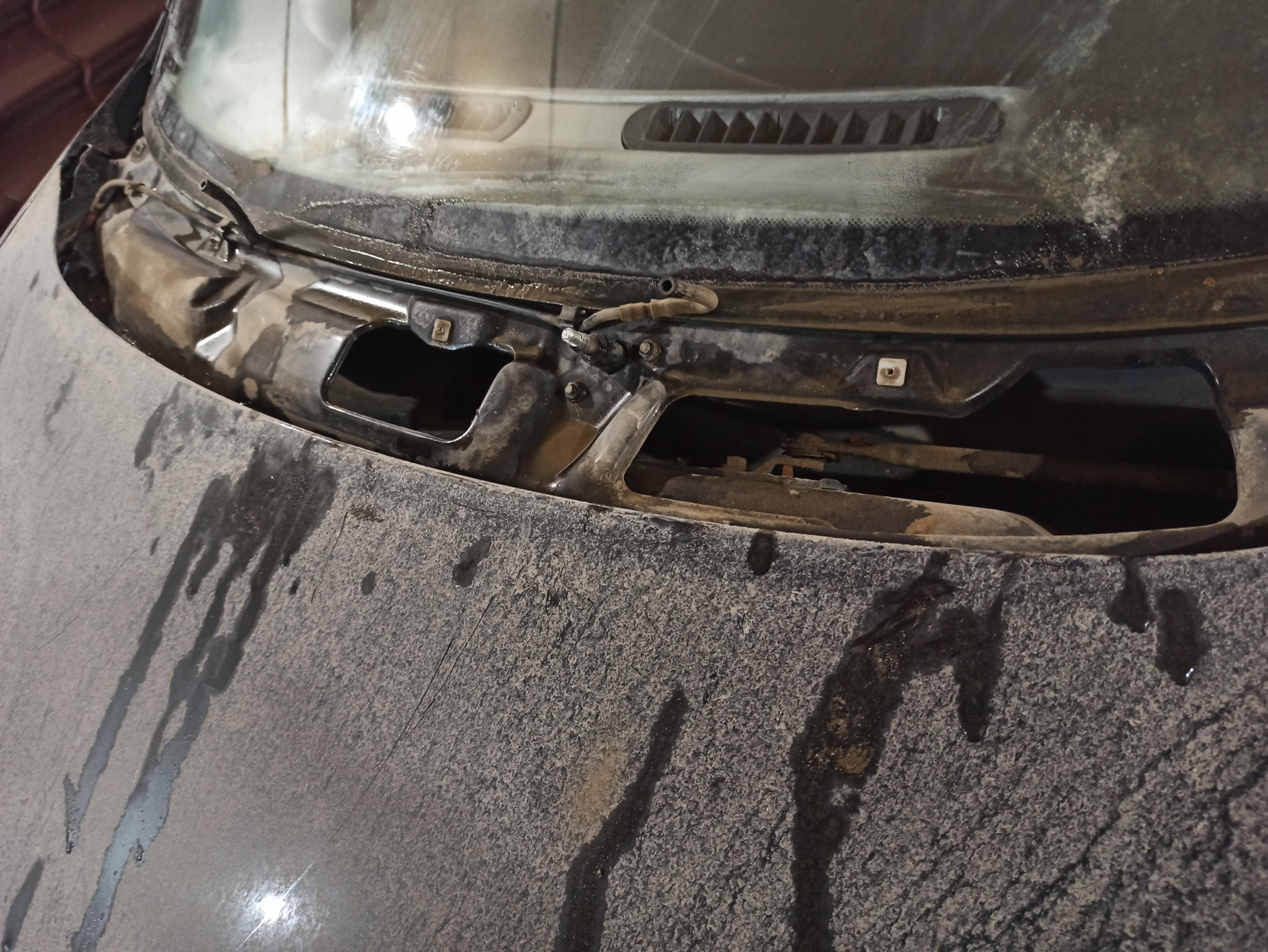 Замена поводков дворников. — Daewoo Matiz (M100, M150), 0,8 л, 2012 ...