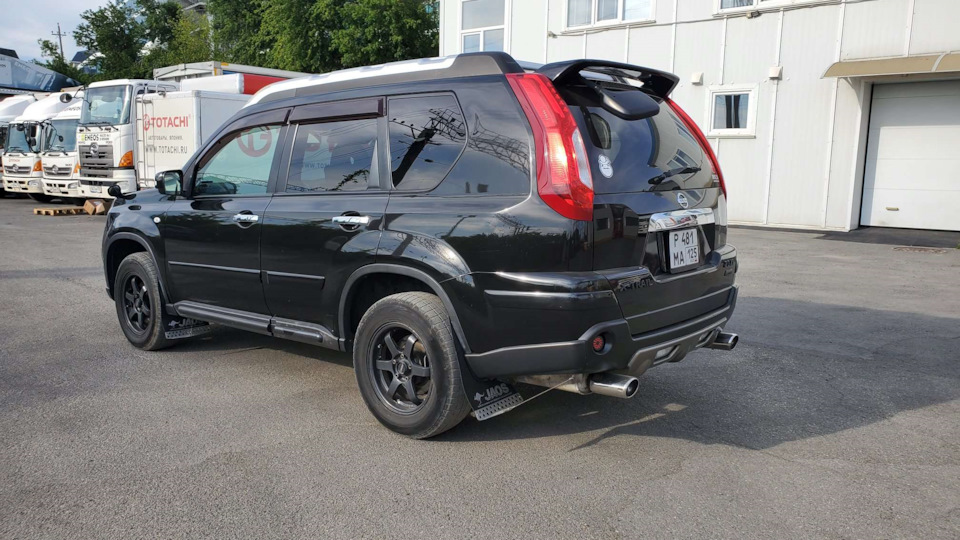 №107. Брызговики JAOS — MADE IN JAPAN. — Nissan X-Trail II (t31), 2 л, 2010 года | тюнинг | DRIVE2