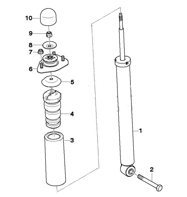 Замена задних амортизаторов. 01.06.2024г. — BMW X3 (E83), 2,5 л, 2004 ...