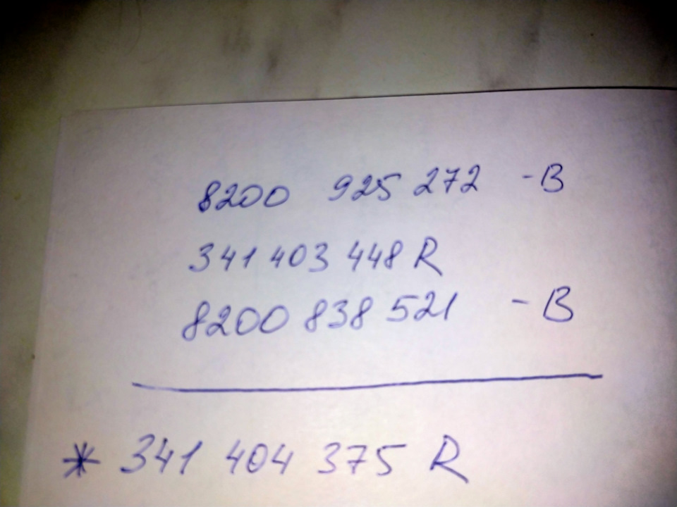 341404375R Тяга включения задн передачи кпп RENAULT | Запчасти на DRIVE2