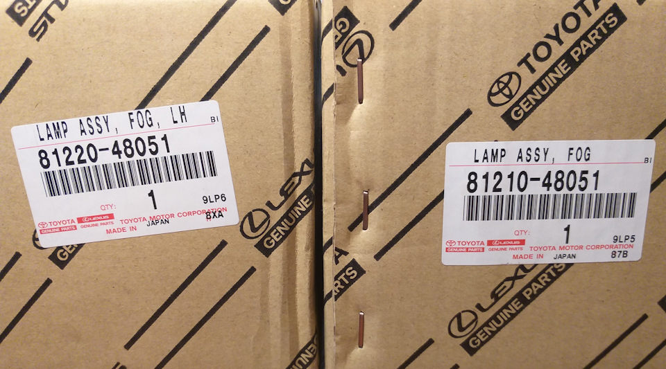 8121048051 Фара противотуманная правая TOYOTA LEXUS | Запчасти на DRIVE2