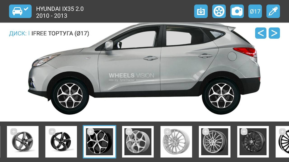 Плюс диски — Hyundai ix35, 2 л, 2012 года | колёсные диски | DRIVE2