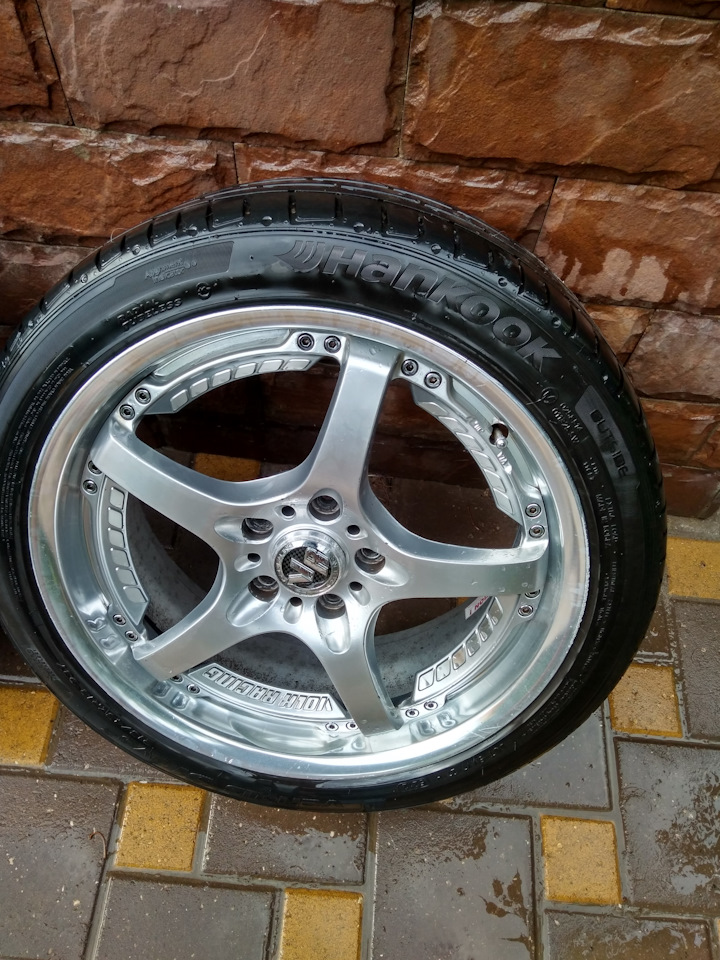 Шины летние Hankook 215/45 R18, кованые диски rays 7,5Jx18 ET42 5x114,3 ...