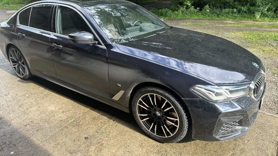 Смонтировал к зиме Michelin X-Ice North 4 R19 255/40 — BMW 5 series (G30), 3 л, 2020 года | шины ...