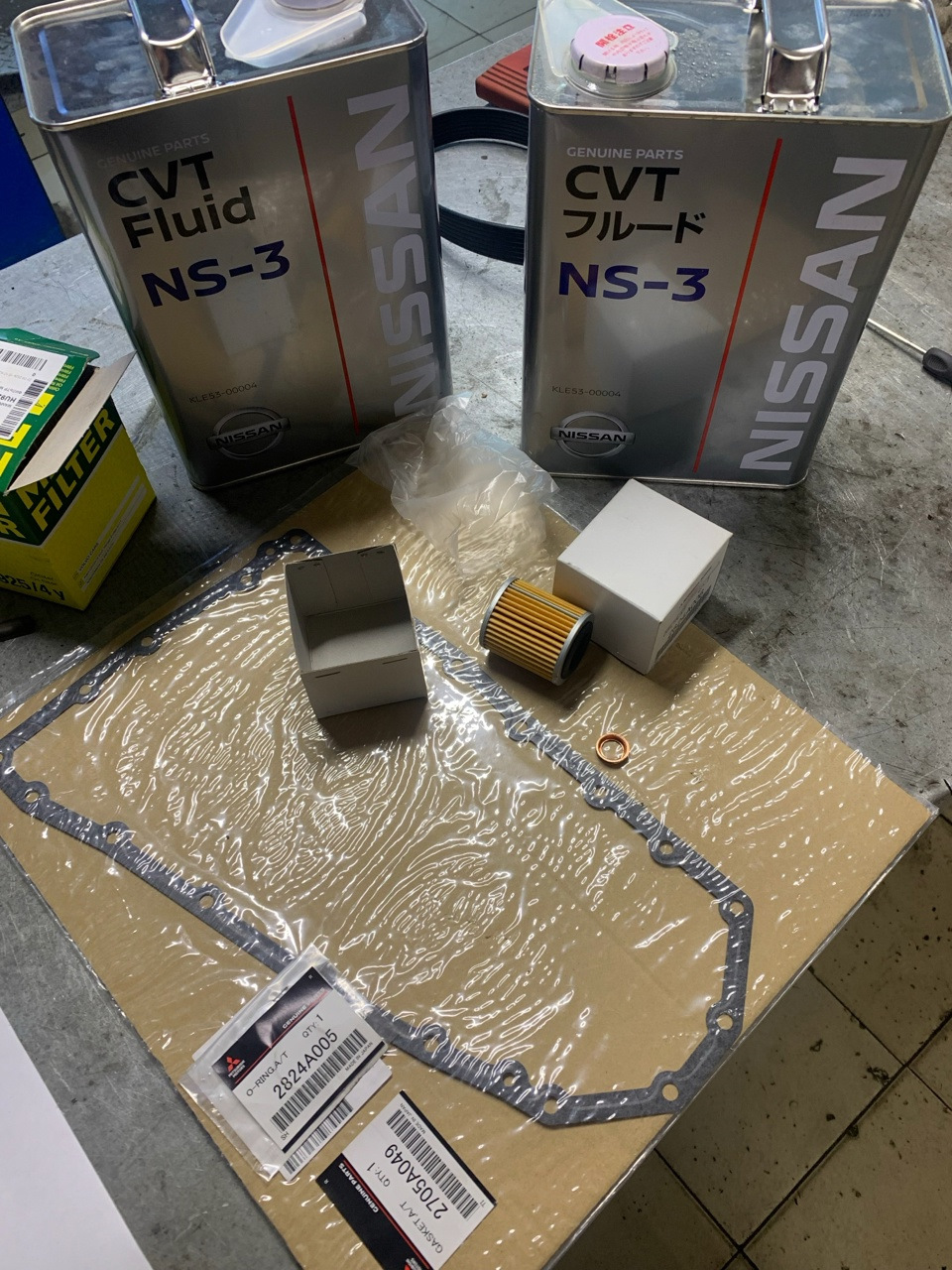 Замена масла CVT — Mitsubishi ASX, 2 л, 2019 года | плановое ТО | DRIVE2