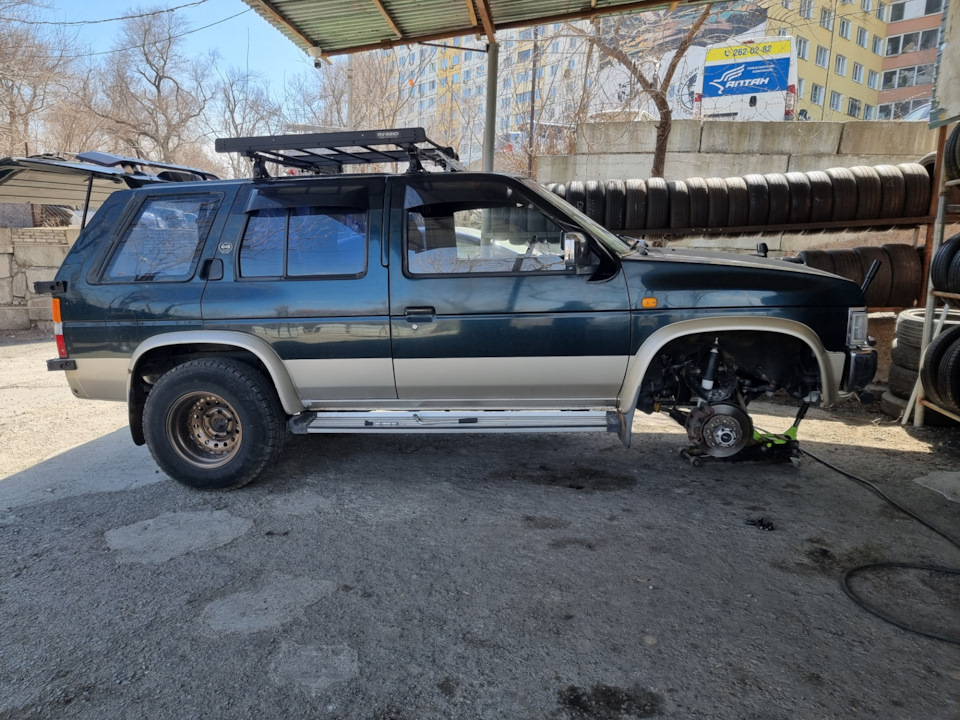 31 резина, на месте — Nissan Terrano I, 2,7 л, 1995 года | шины | DRIVE2