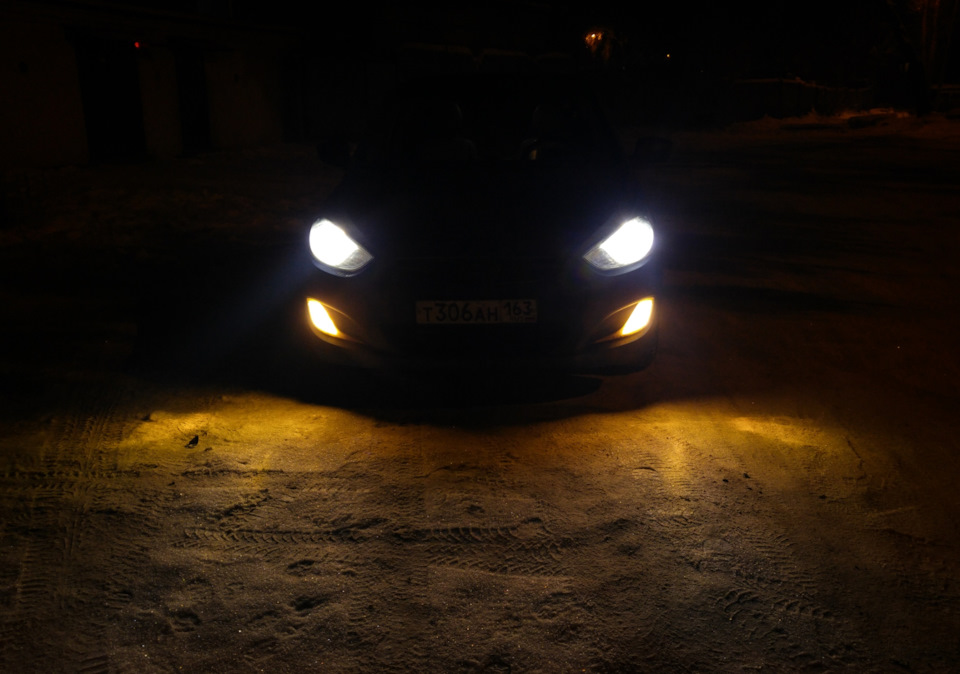 OSRAM LEDriving HL H4 64193DWS. — Hyundai Solaris (1G), 1,6 л, 2012 ...