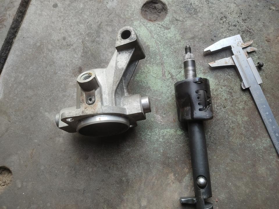 Механизм выбора передач, ремонт. — Volkswagen Transporter T5, 1,9 л ...