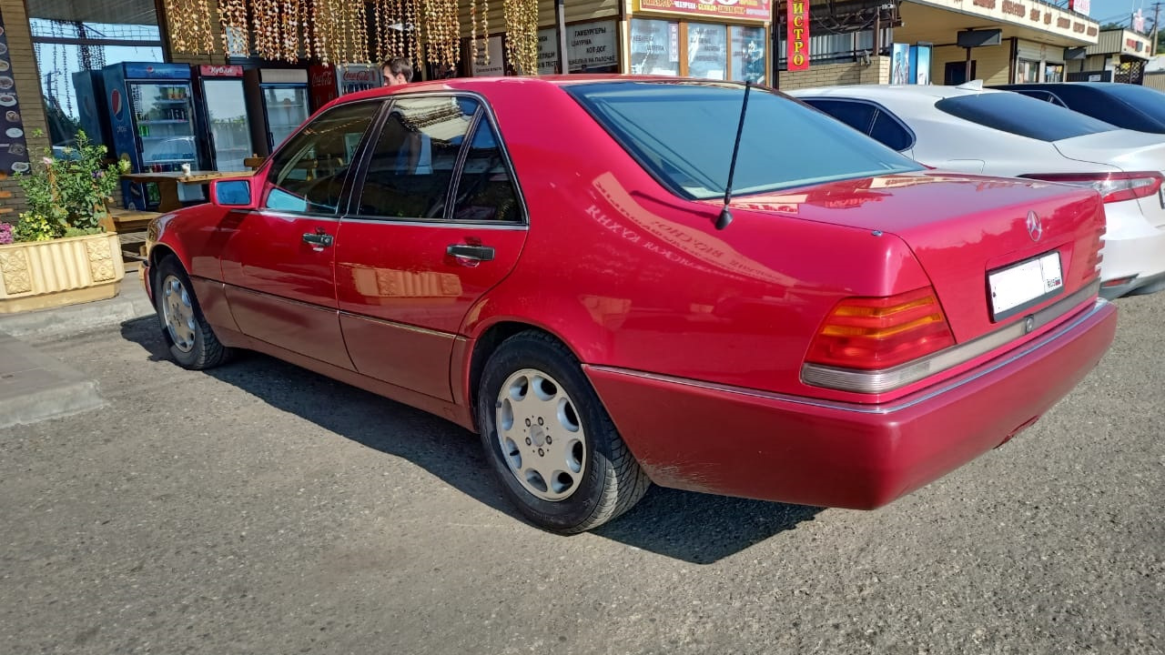 Mercedes-Benz S-Class (W140) 2.8 бензиновый 1993 | The Red Machine на ...