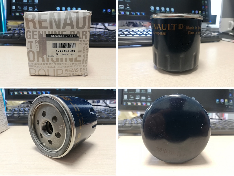 152085488R Фильтр масляный двс RENAULT | Запчасти на DRIVE2