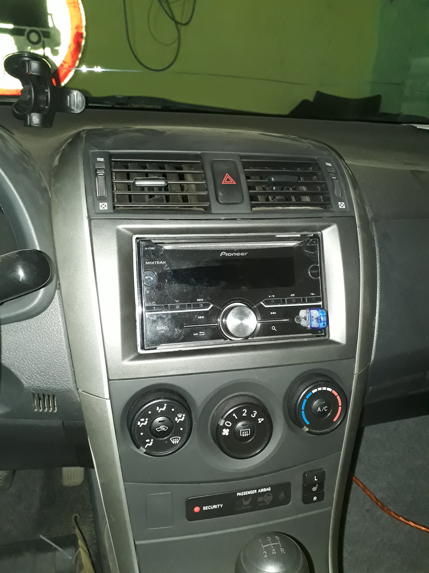 Рамка тойота королла под 2 din — Toyota Corolla (140/150), 1,6 л, 2008 ...