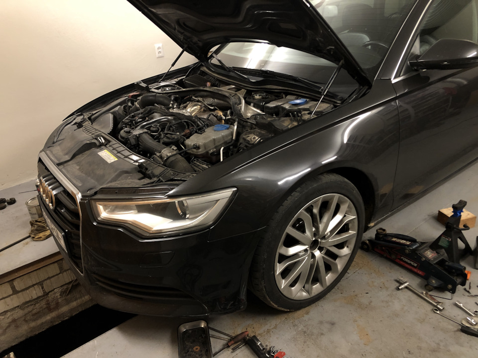 Установка подвески s-line 1be — Audi A6 Avant (C7), 3 л, 2011 года ...
