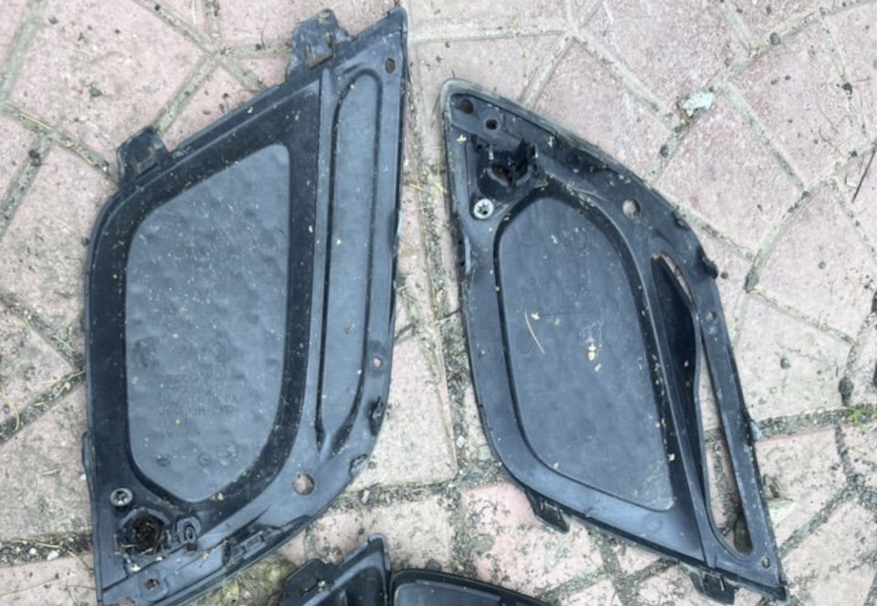 накладки на передний бампер volvo xc60 1G (08-13) дорест на Volvo XC60 ...