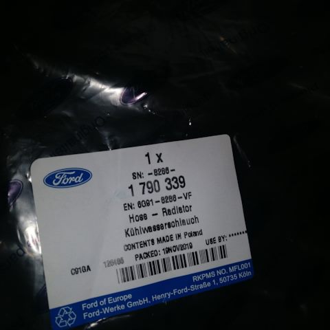 1790339 Патрубок радиатора охлаждения нижний Mon07 Ford | Запчасти на ...