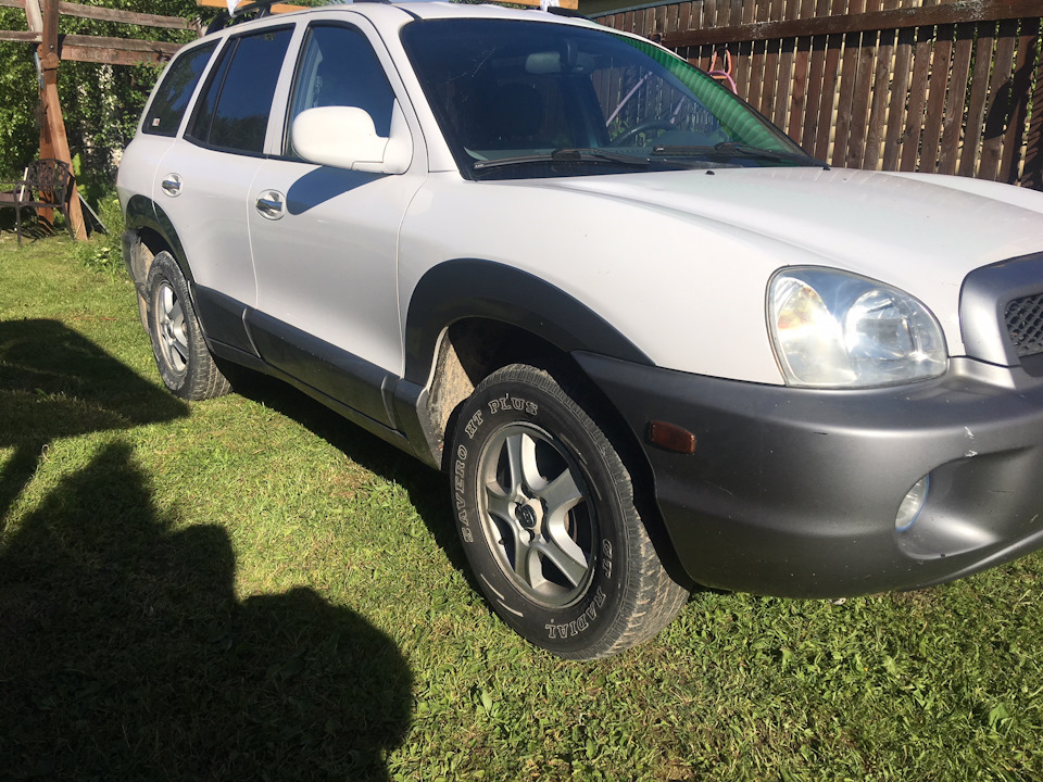 Расширители арок для Santa Fe — Hyundai Santa Fe (1G), 2,7 л, 2003 года ...