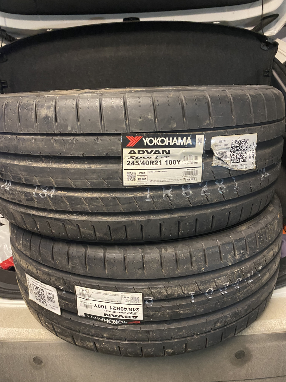 Новые шины Yokohama — BMW X4 (F26), 3 л, 2014 года | шины | DRIVE2