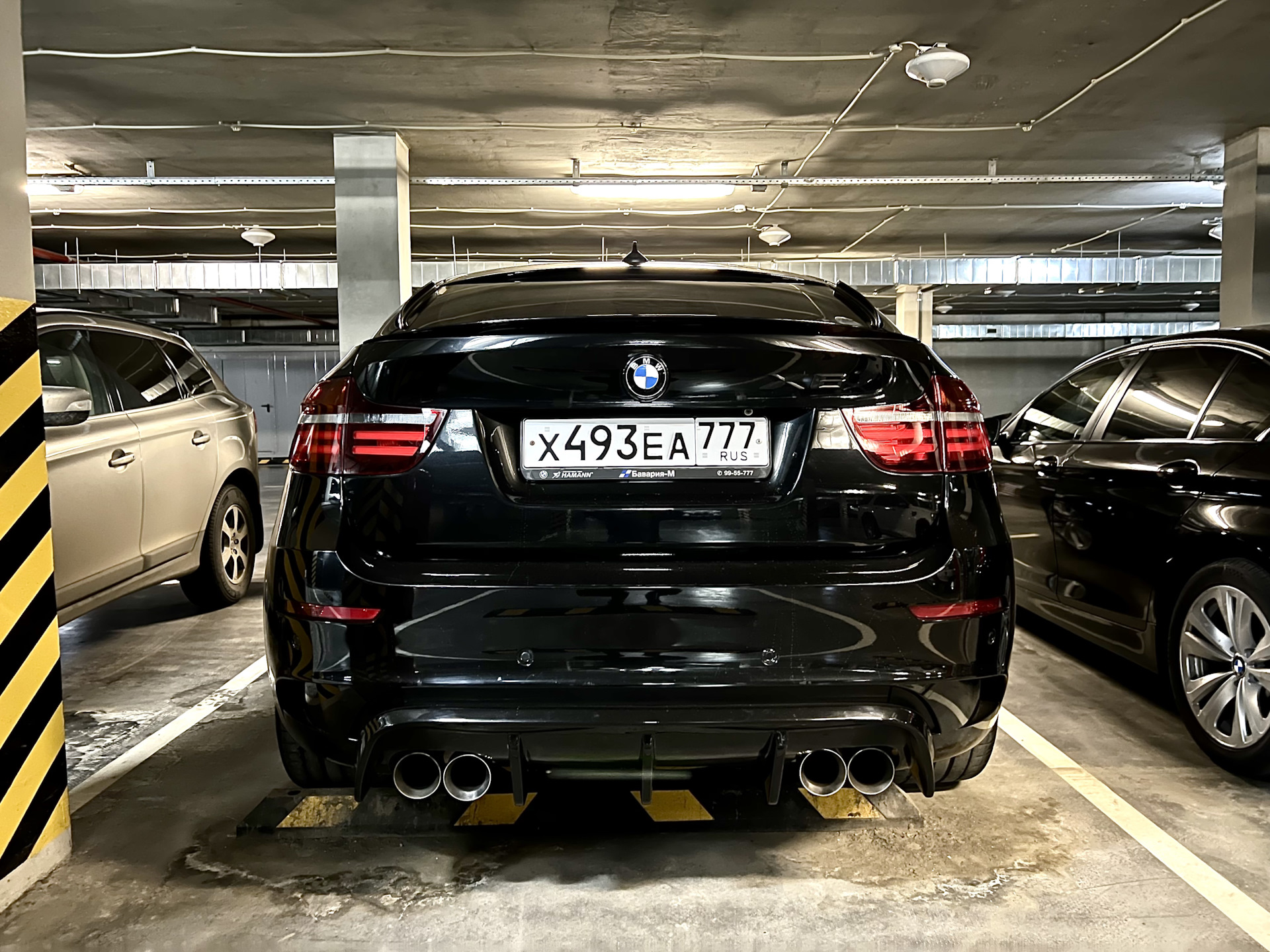 Диф на задний бампер — BMW X6 (E71/E72), 4,4 л, 2011 года | просто так | DRIVE2