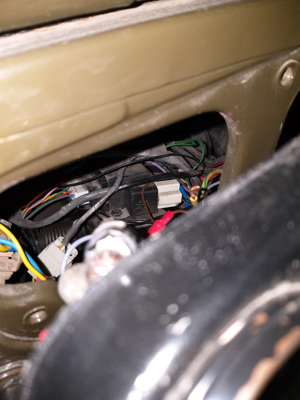 Из "долгого ящика" 2. Крепление рулевой колонки. — ГАЗ 69, 2,4 л, 1965 ...