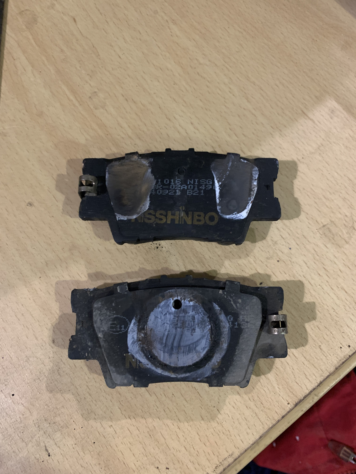 Противоскрипные пластины — Toyota Camry (XV40), 2,4 л, 2007 года ...