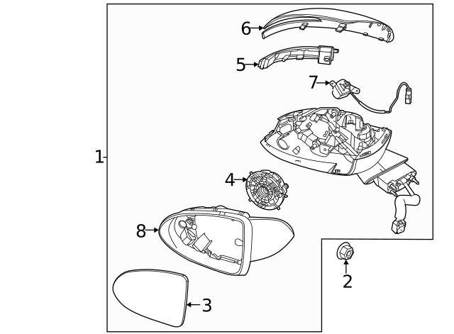 87622F2000 ПРИВОД ЗЕРКАЛА ДВЕРИ, 18ВТ KIA HYUNDAI | Запчасти на DRIVE2