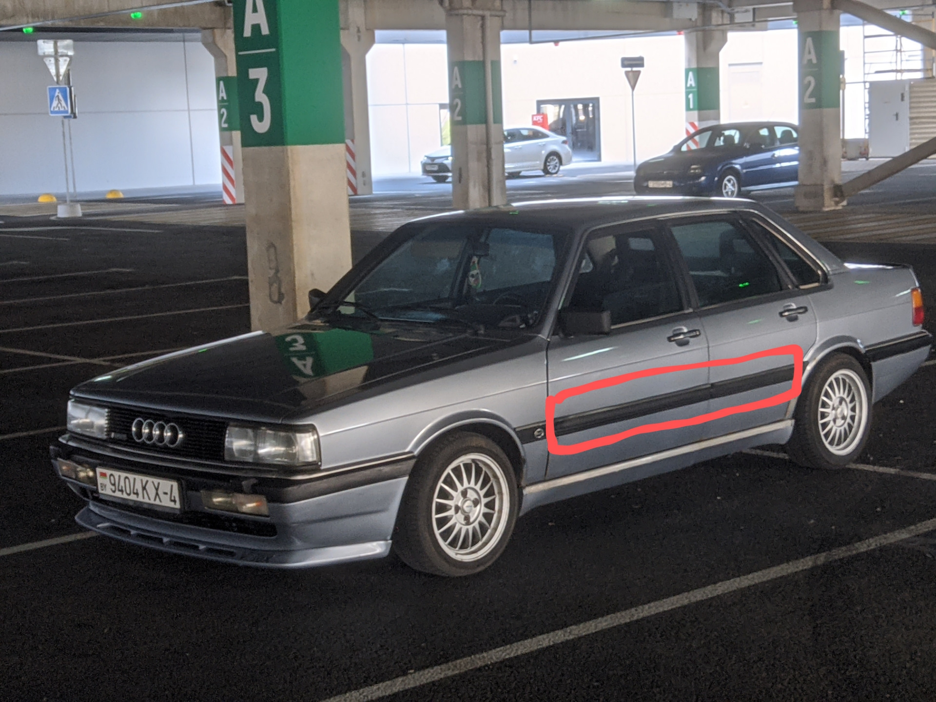 Нужны молдинги! — Audi 90 (B2), 2,2 л, 1985 года | запчасти | DRIVE2