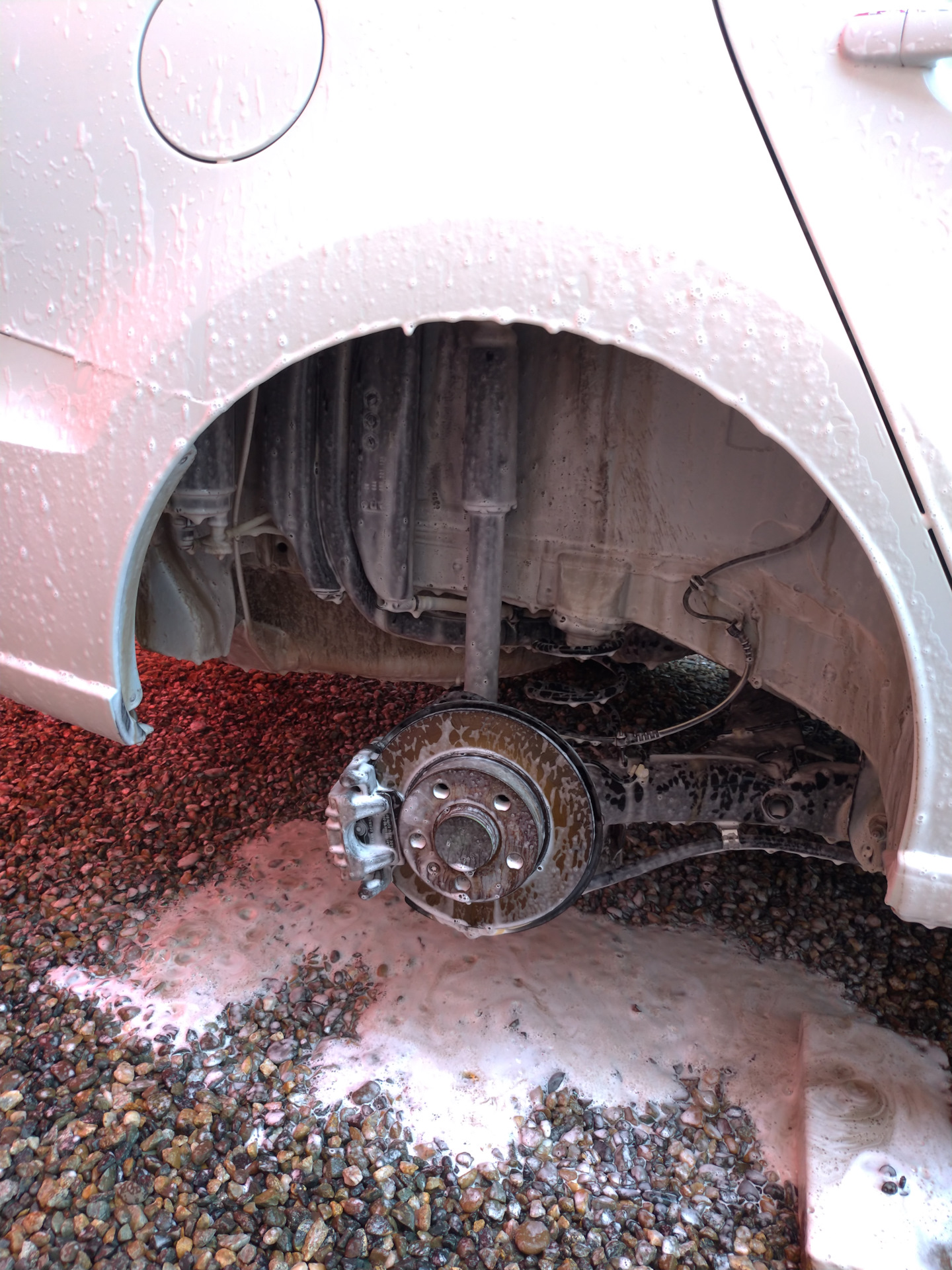 Замена пыльника двигателя, замена передних локеров и задние локеры ...