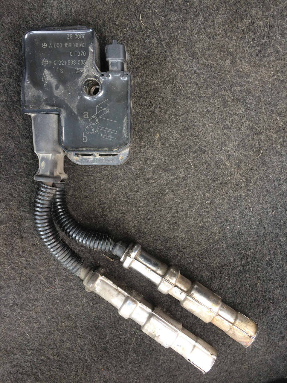 A0001587803 Катушка зажигания Mercedes | Запчасти на DRIVE2