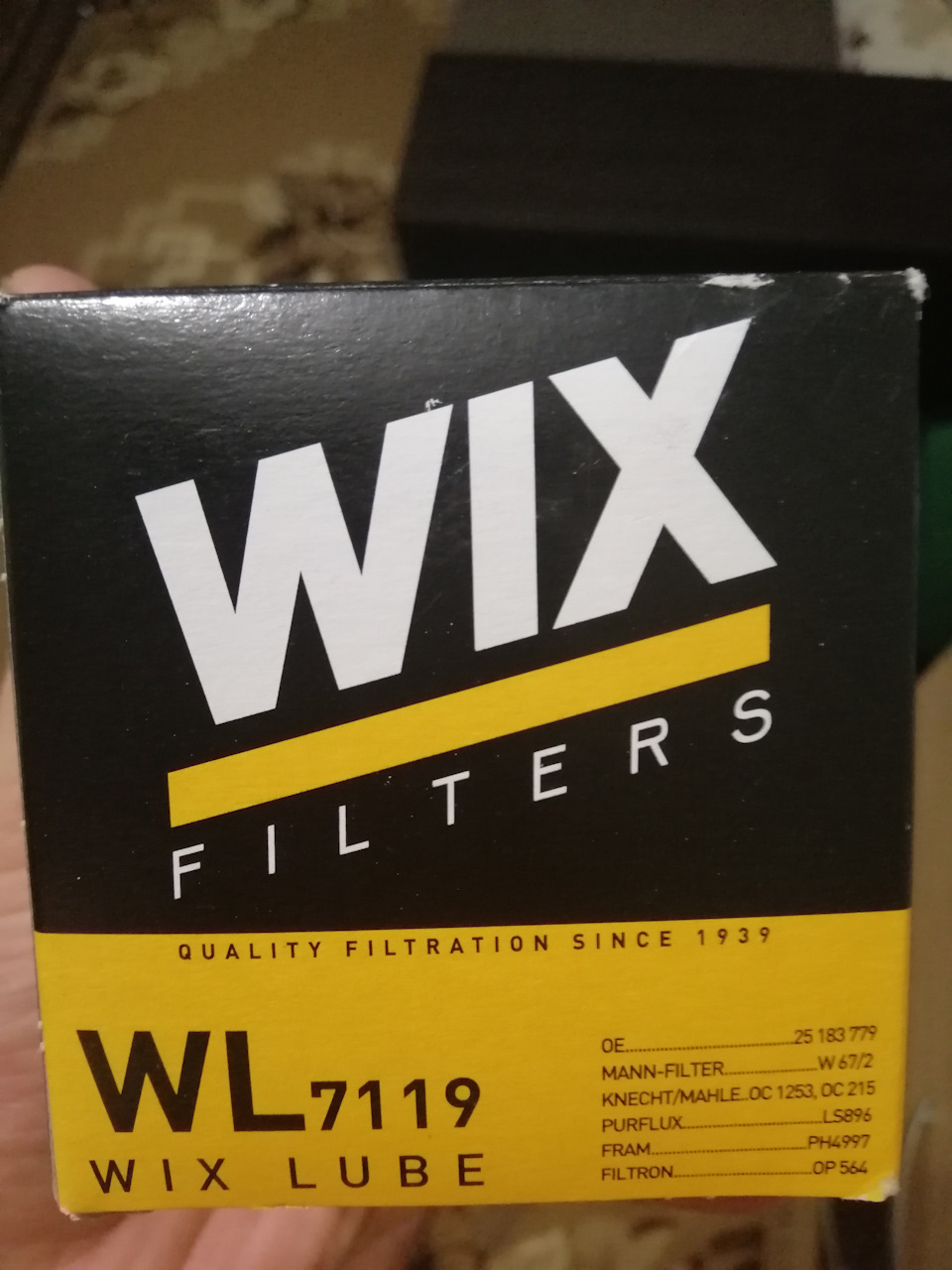 25183779 Фильтр масляный GM | Запчасти на DRIVE2