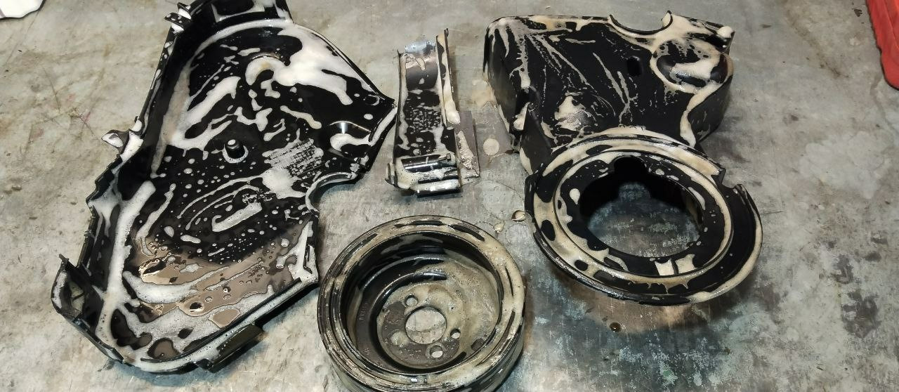 Большое ТО. Замена помпы, ГРМ, крышки сальника коленвала — Volkswagen ...