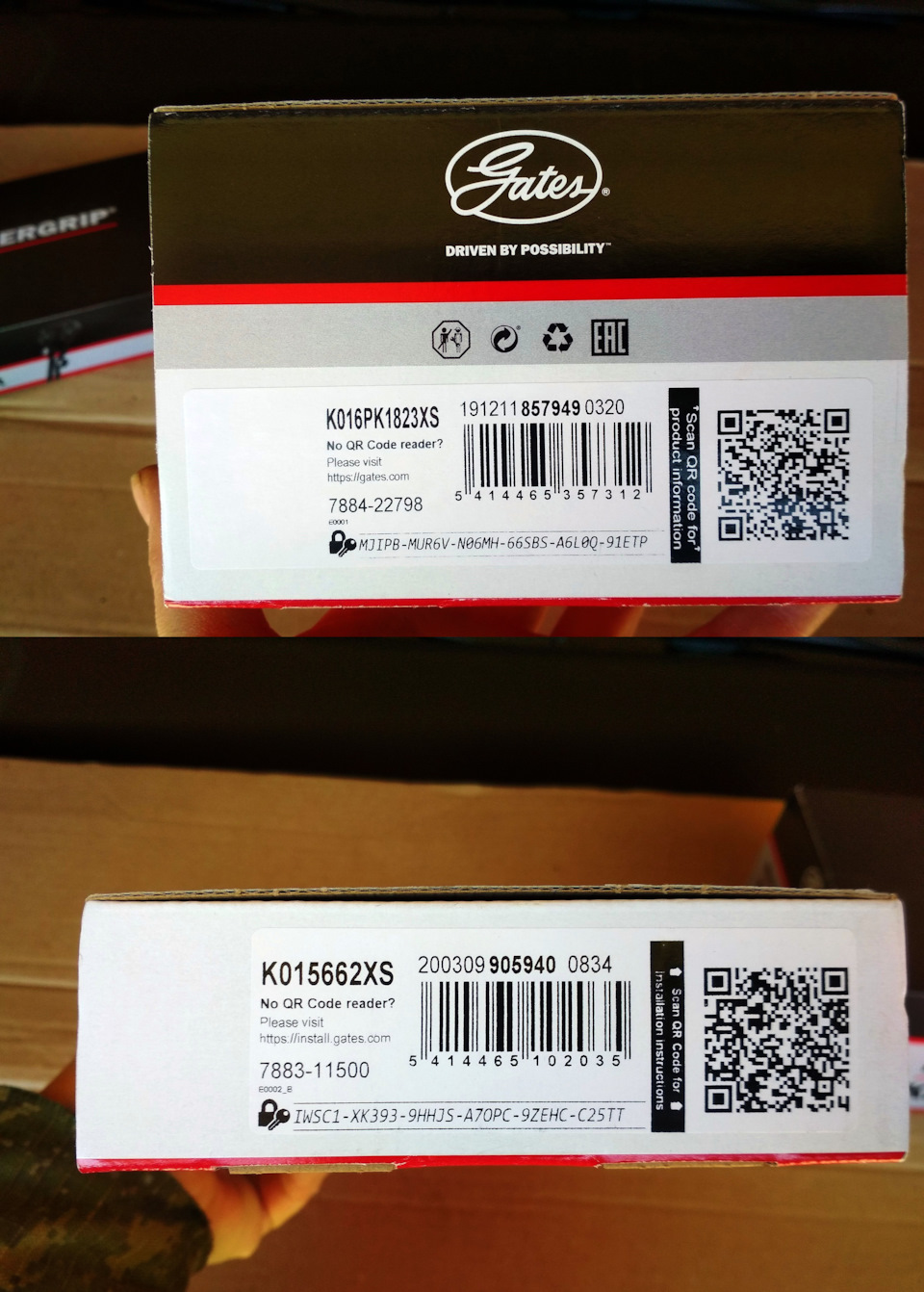 K015662XS Комплекты деталей для ремней грм GATES | Запчасти на DRIVE2