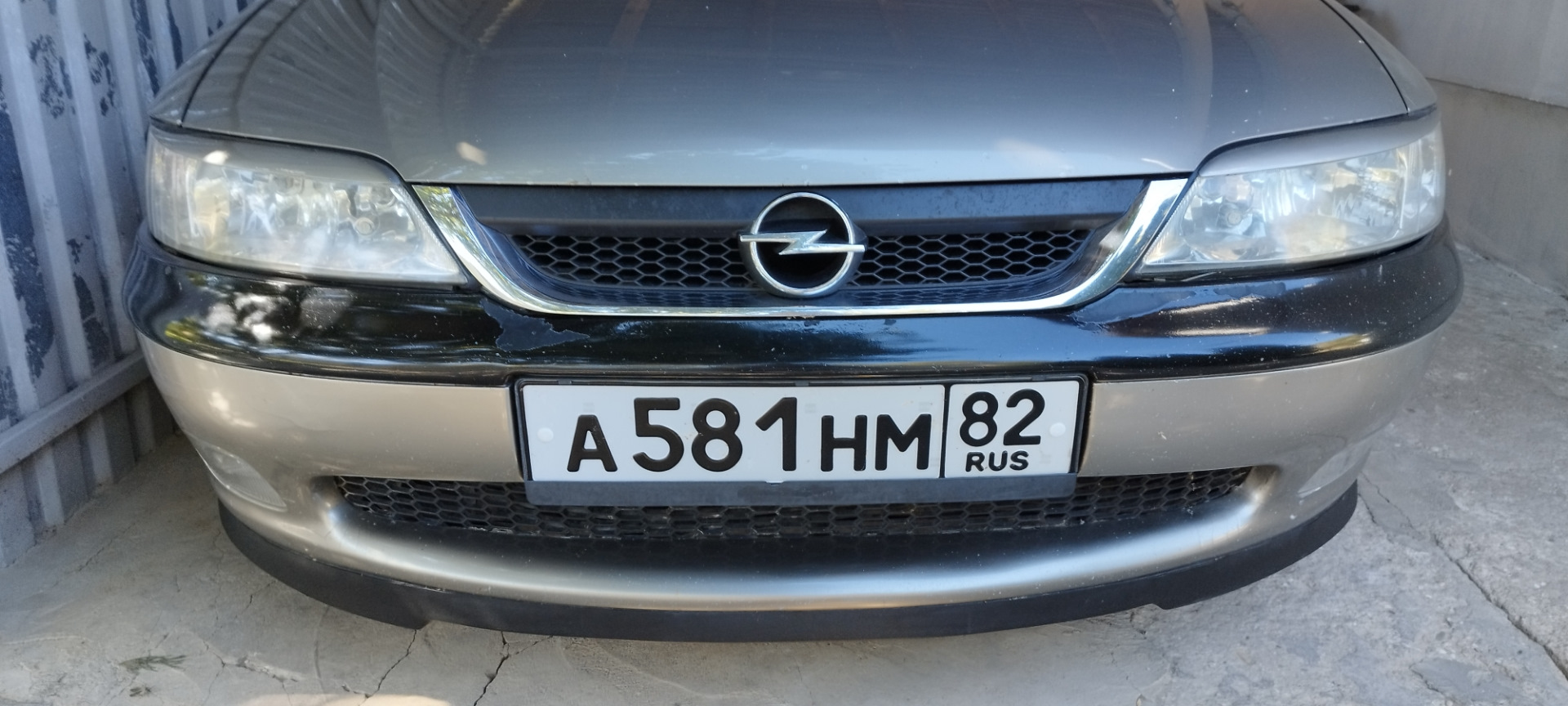 Решетка Zender. — Opel Vectra B, 1,8 л, 1996 года | просто так | DRIVE2