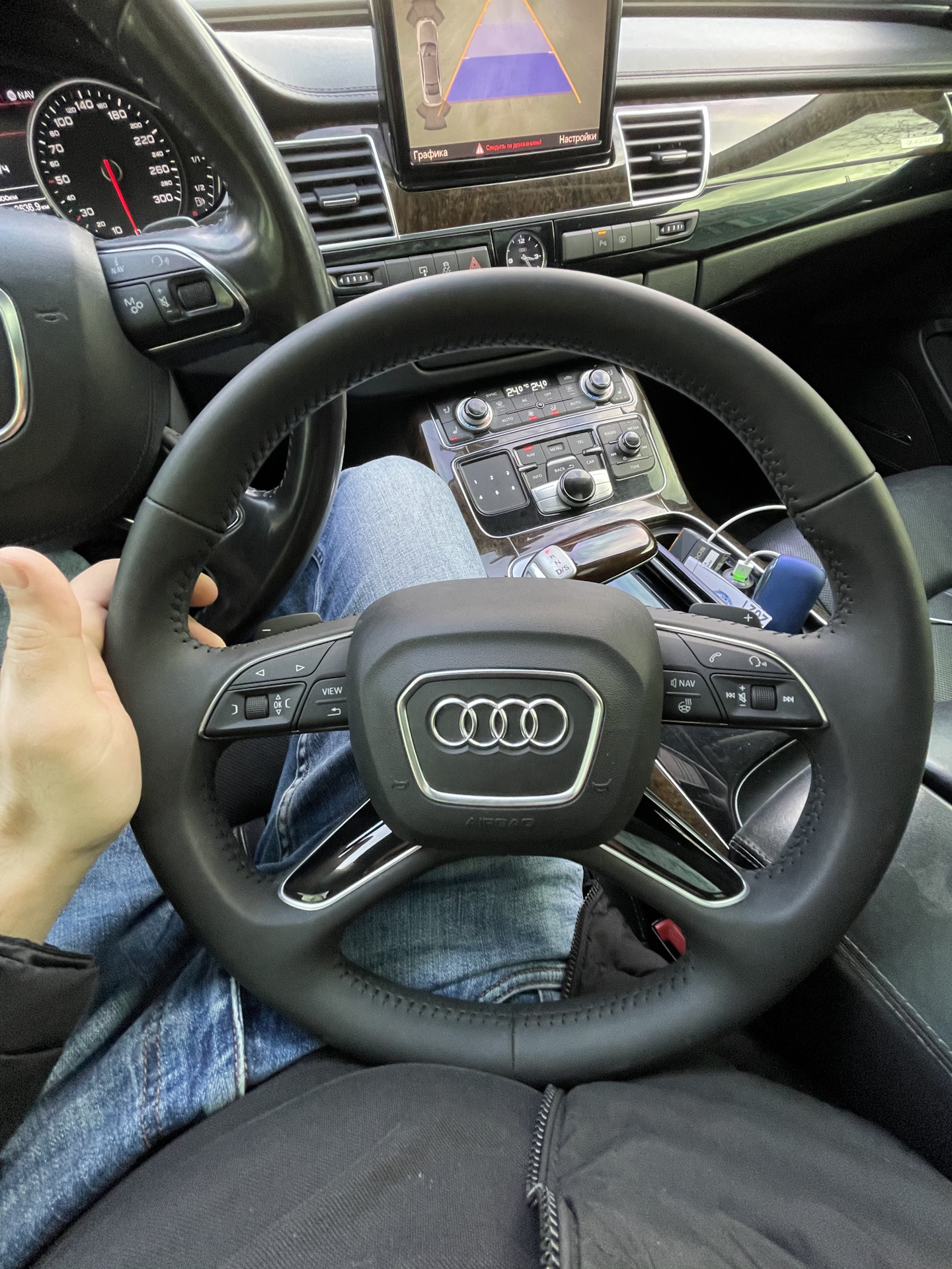 13: Новый руль (от Q7 4M) — Audi A8 (D4), 4,2 л, 2012 года | тюнинг ...