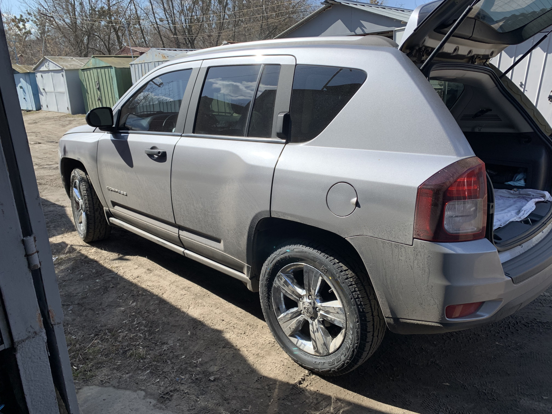 Bridgestone Dueler A\T 001 для Джипа — Jeep Compass (1G), 2,4 л, 2015 ...