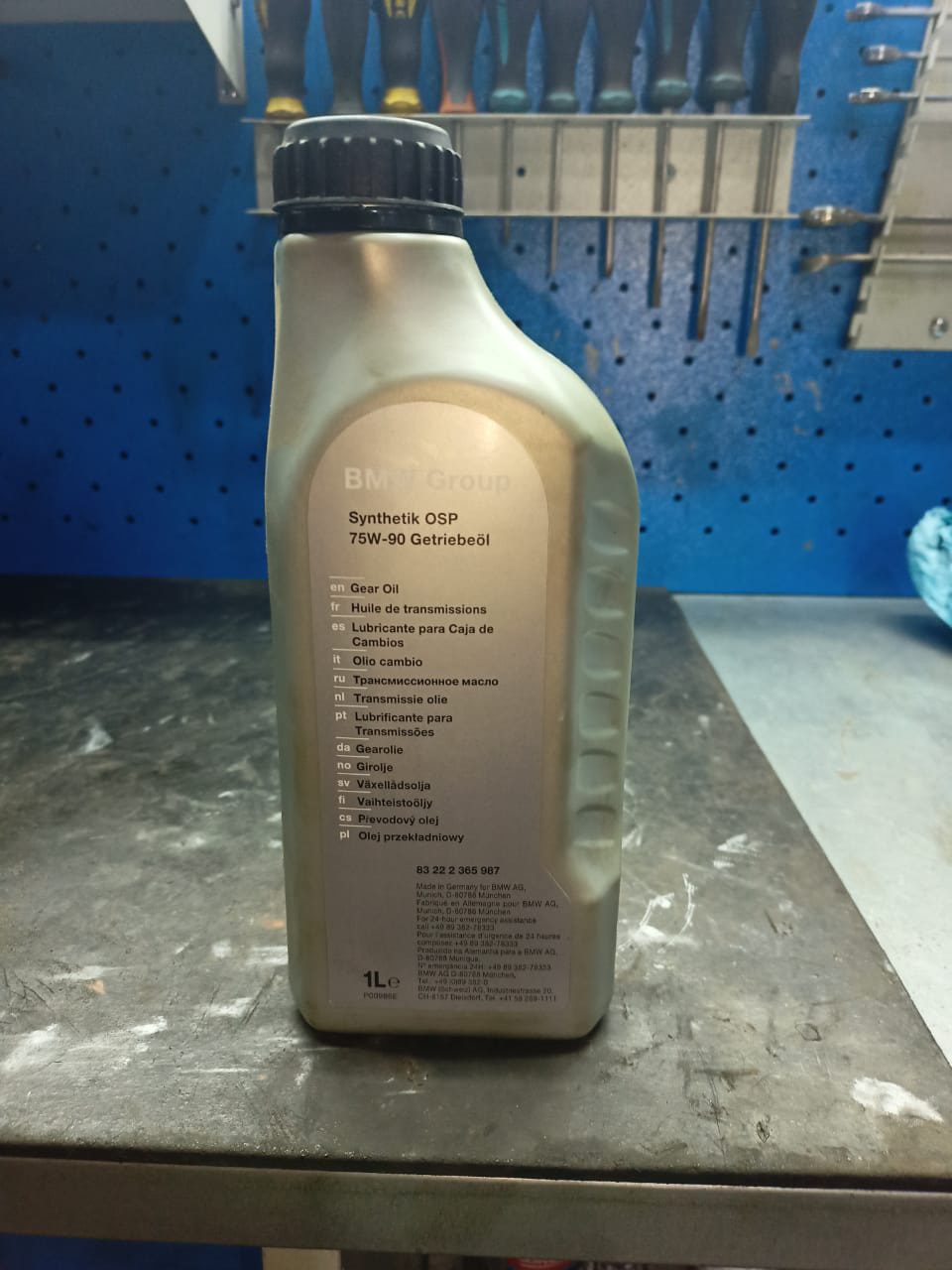 83222365987 Трансмиссионное масло Synthetik OSP BMW | Запчасти на DRIVE2
