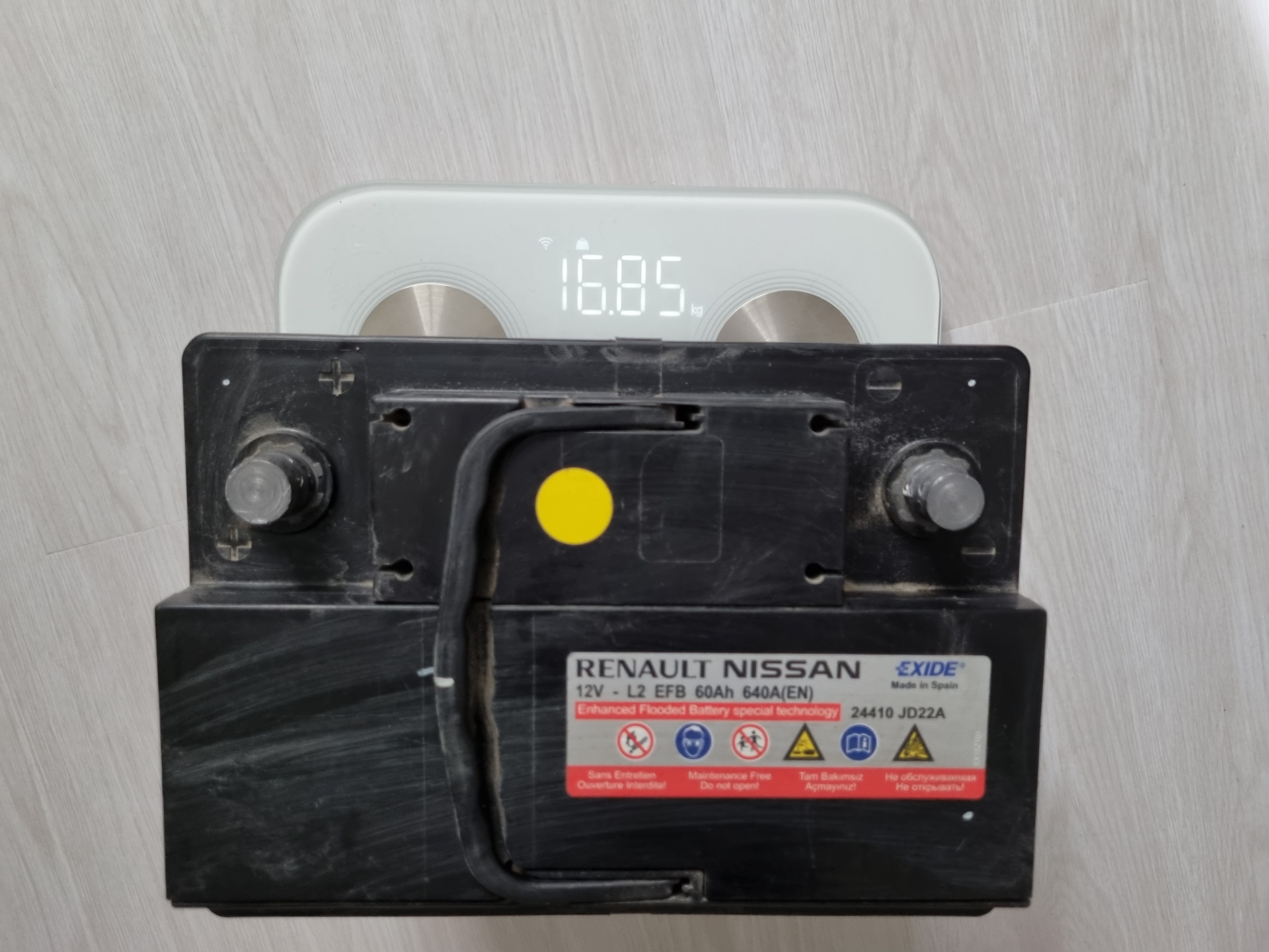 Замена испанского аккумулятора на русский — Nissan X-Trail III (t32), 2 ...