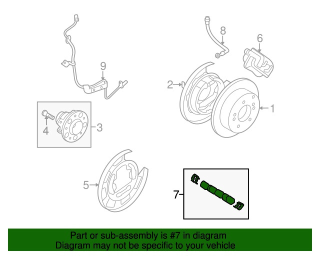 583022HA00 КОМПЛЕКТ ТОРМОЗНЫХ КОЛОДОК (4ШТ) KIA HYUNDAI | Запчасти на ...