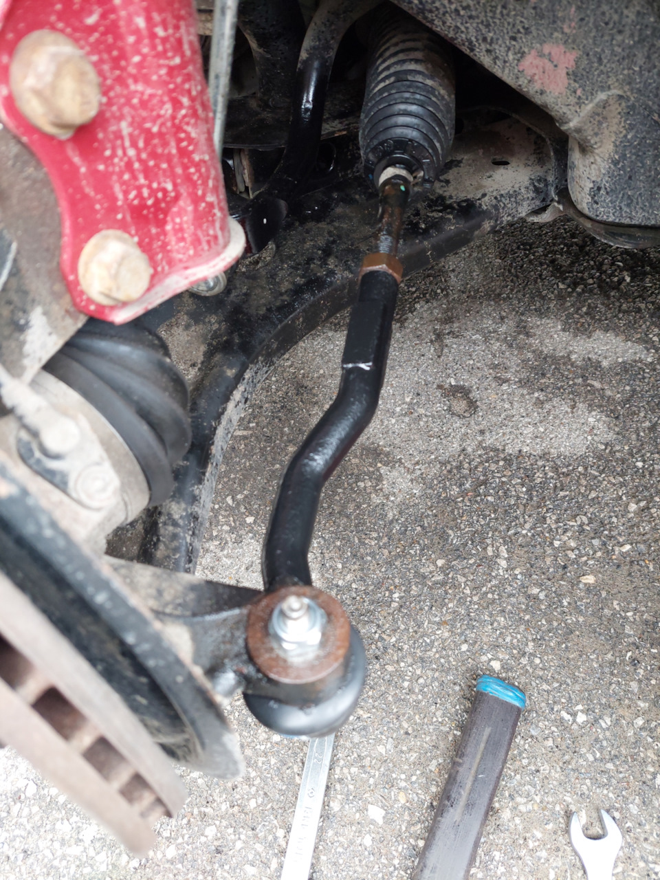 Замена рулевых наконечников на TRT — Lada Vesta (1G), 1,6 л, 2016 года ...