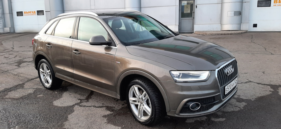 Покраска бампера и крыла. — Audi Q3 (1G), 2 л, 2014 года | кузовной ...