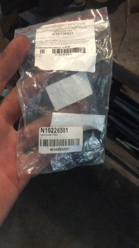 N10226501 Заглушка порога кузова VAG | Запчасти на DRIVE2