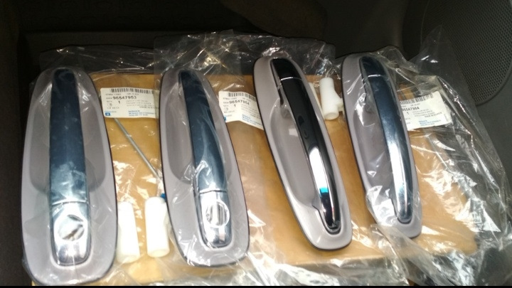 ⚒//№6//.Оригинальные хром ручки GM 93743755 — Daewoo Gentra, 1,5 л ...