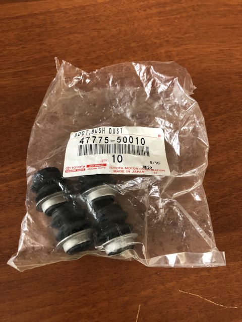 4777550010 ПЫЛЬНИК ВТУЛКИ НАПРАВЛЯЮЩЕЙ СУППОРТА ТОРМОЗНОГО ПЕРЕДНЕГО ...