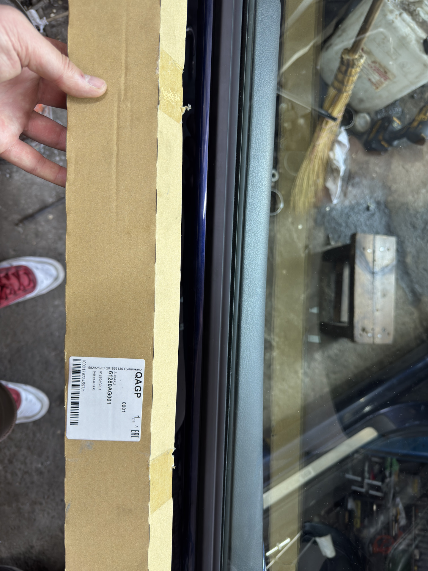 Новые молдинги стекол. Скажем царапкам нет! — Subaru Legacy (BL/BP), 2 ...