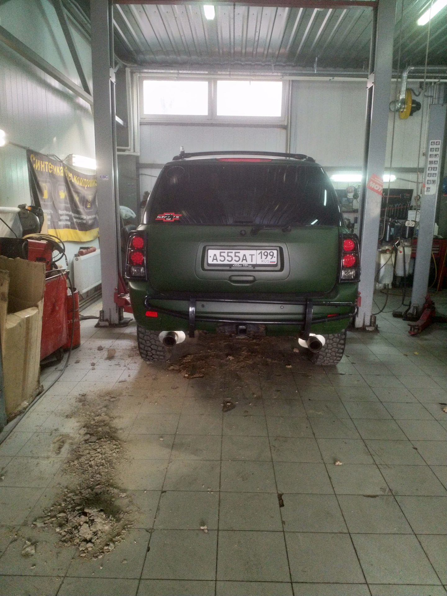 Плановое ТО 154 тыс. км. — Chevrolet TrailBlazer (1G), 4,2 л, 2005 года ...