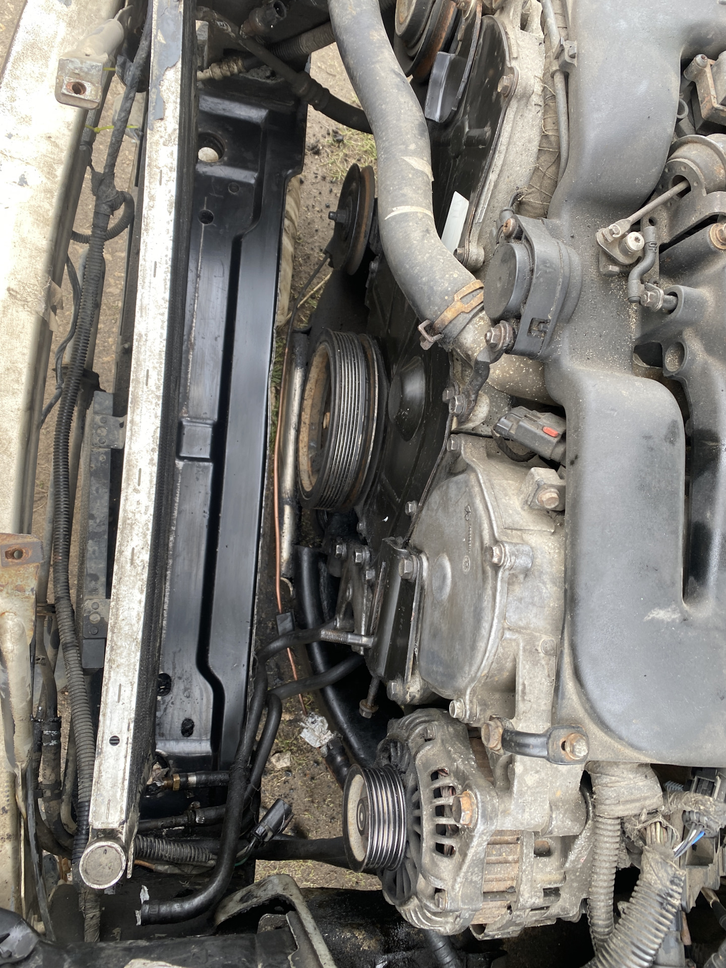 Ревизия ГУР; радиатор АКПП; по мелочи — Chrysler Concorde (2G), 3,2 л ...