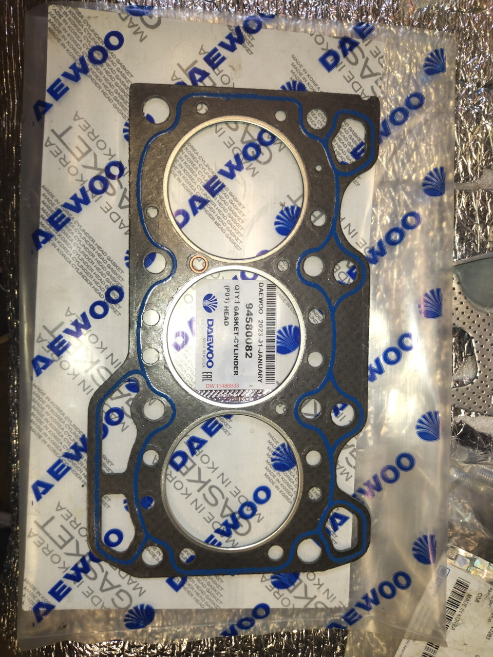 94580082 Прокладка, головка цилиндра GM | Запчасти на DRIVE2