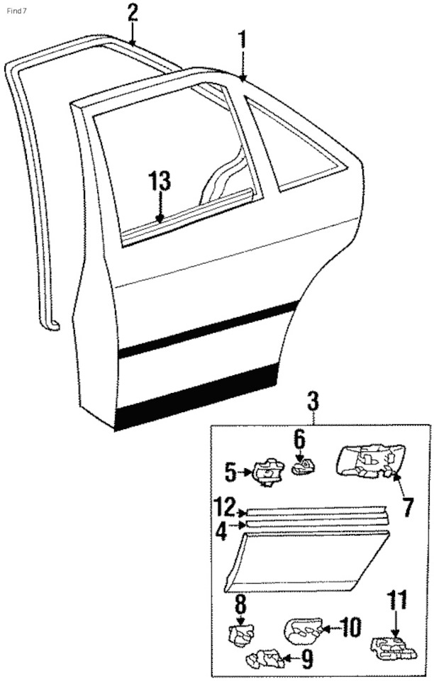 A1249889478 Клипса прижимная накладки двери Mercedes | Запчасти на DRIVE2