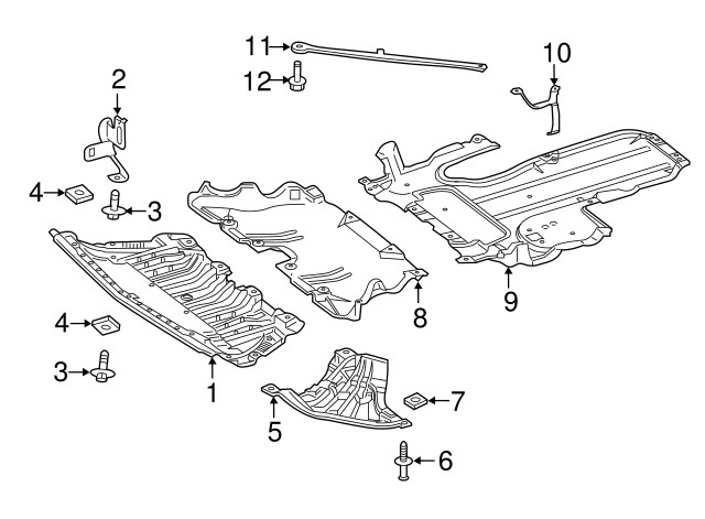 A2135242700 Защита двигателя Mercedes | Запчасти на DRIVE2