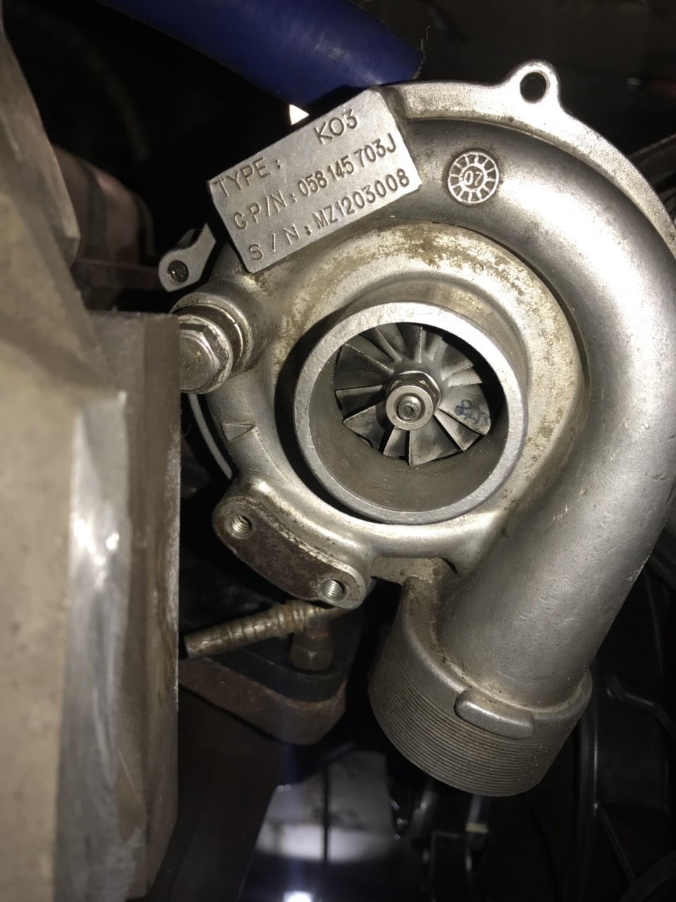 Документация по турбонаддуву, турбина К03-2072, турбокарта — Daewoo ...